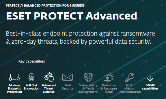 ESET Endpoint Protect Advanced: Securing Your Business Assets