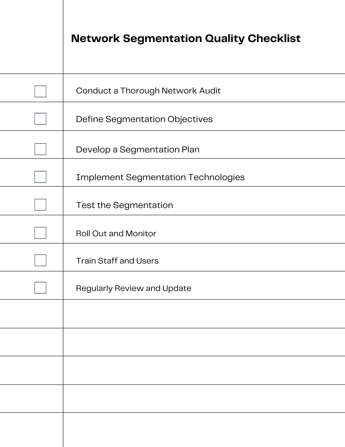 Network Segmentation Strategy: Best Practices that work
